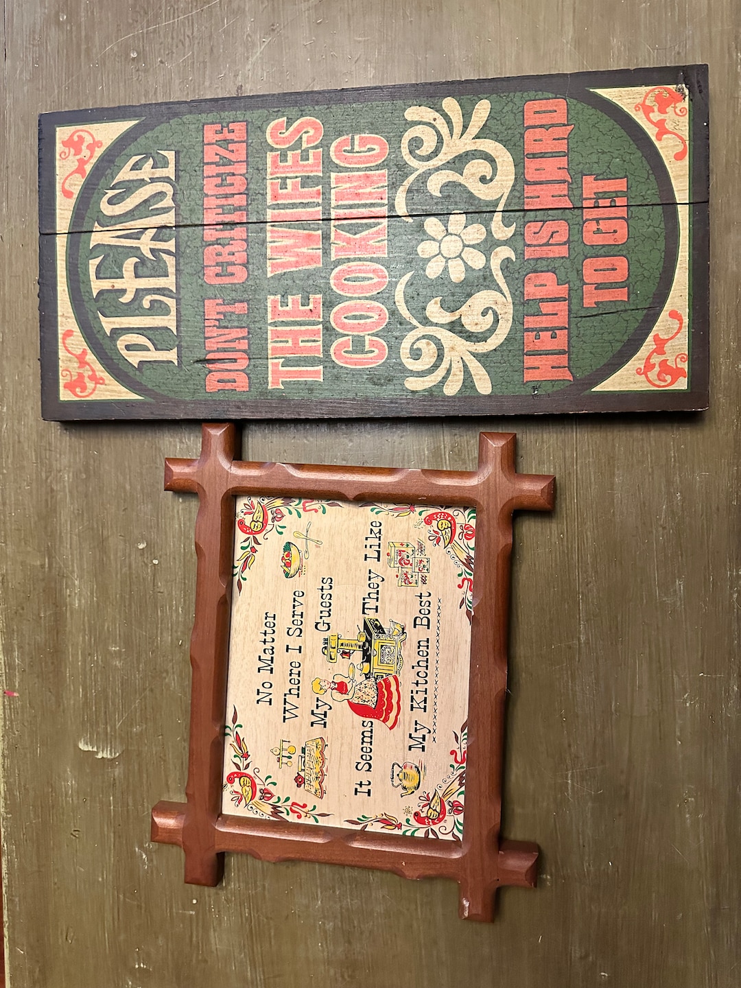 Vintage Kitchen Signs - Etsy