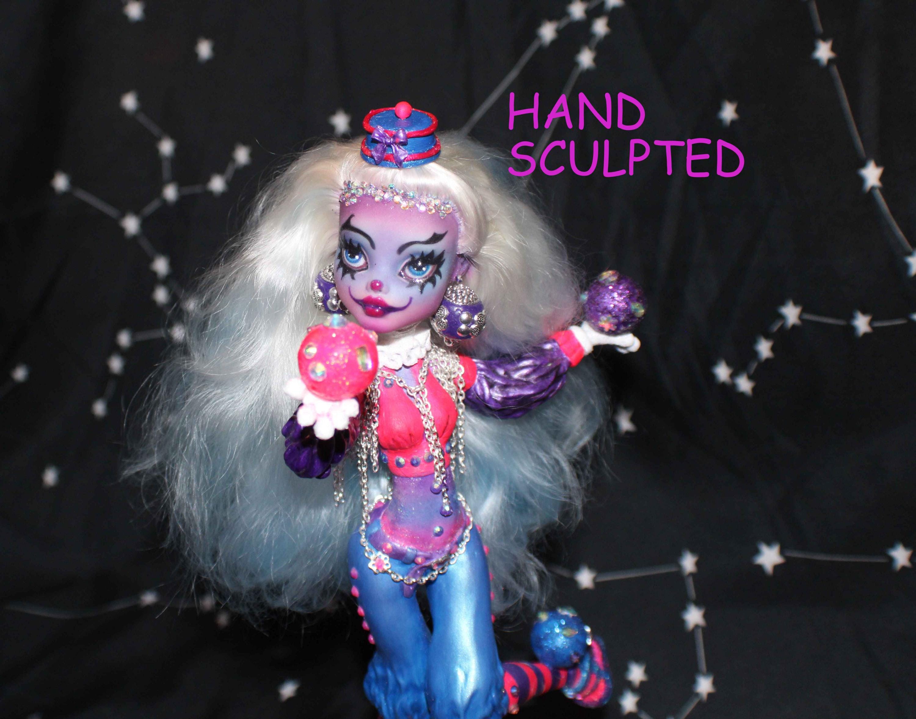Juggles the Clown - Figurine, Doll Repaint - Etsy