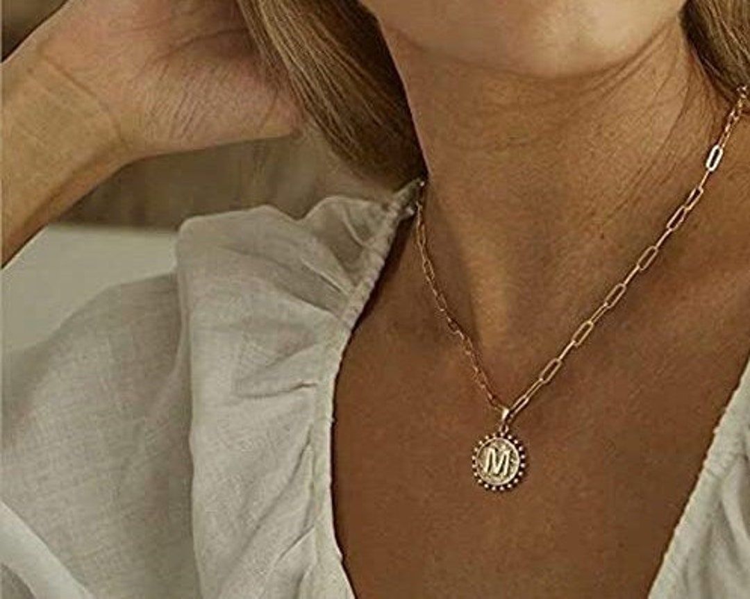 Gold Layer Necklace Hexagon Neck Chain Personalized Chain - Etsy