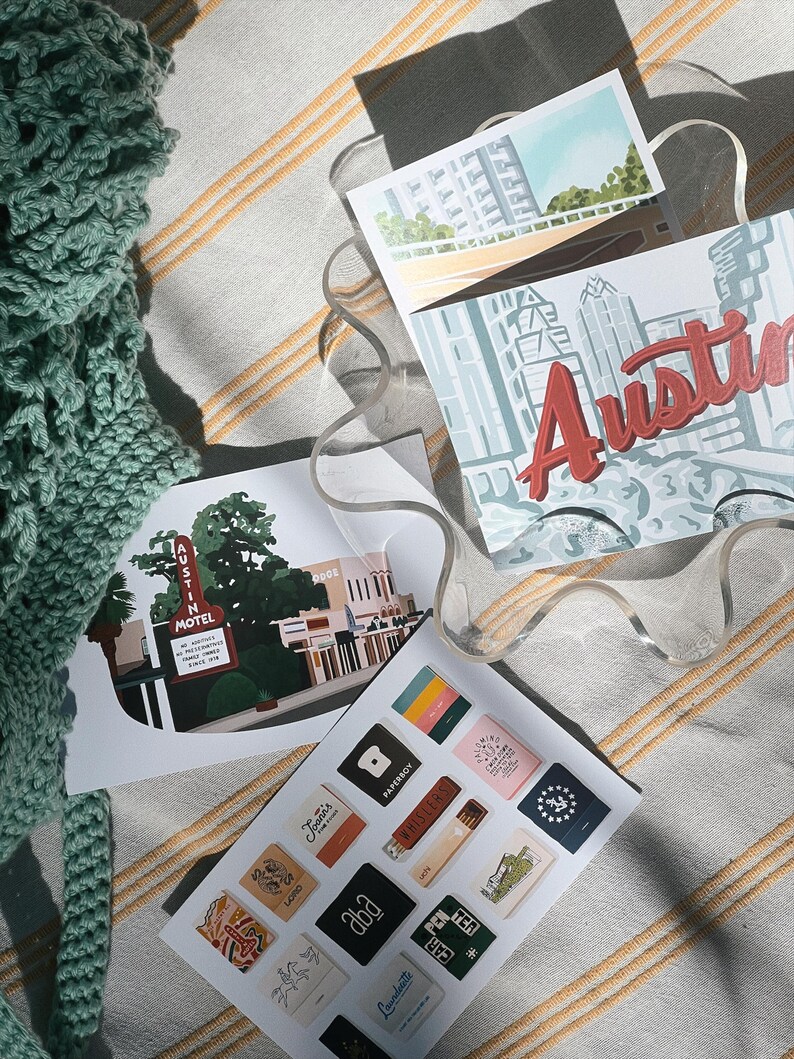 Austin Skyline Postcard - Etsy