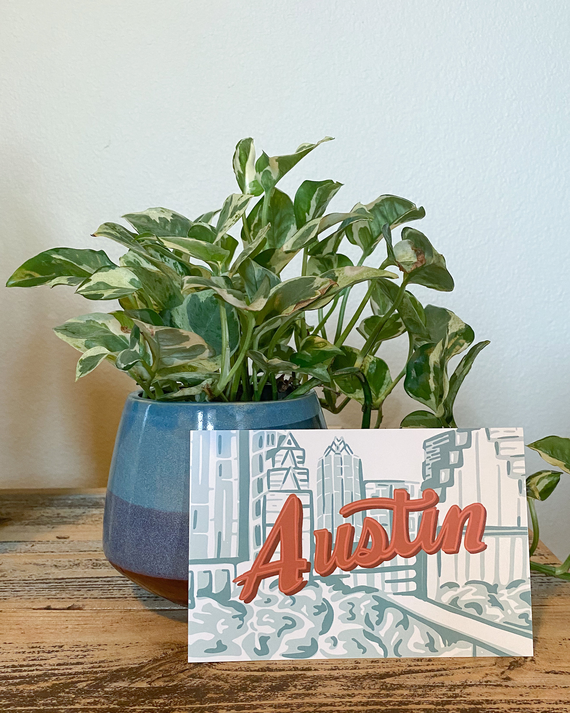 Austin Skyline Postcard - Etsy