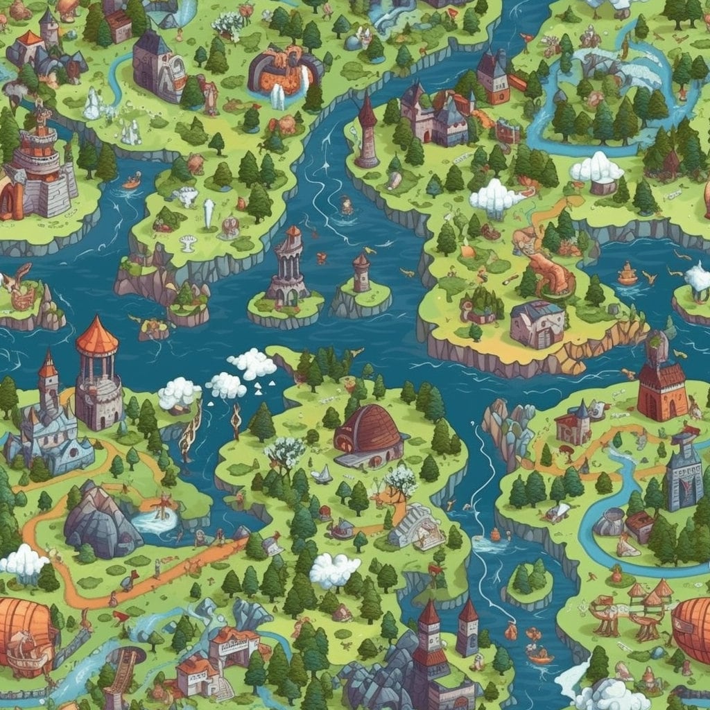 Fantasy Map Tile Pack 2 - Etsy