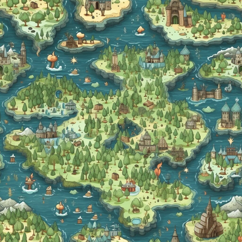 Fantasy Map Tile Pack 2 - Etsy