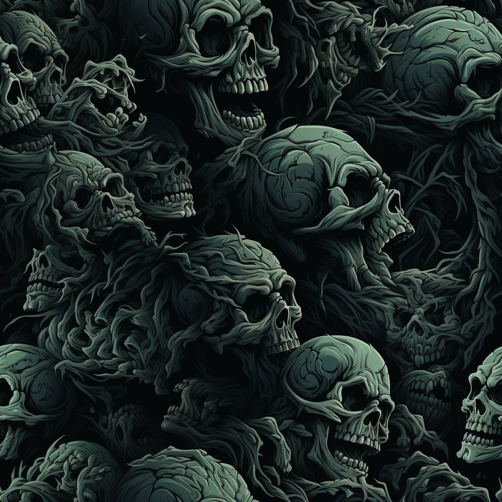 Skull Digital Tile Pack 3 - Etsy