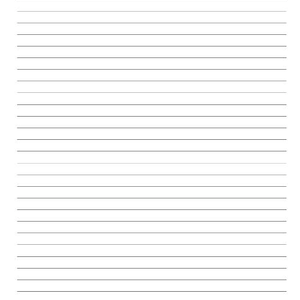 Printable Lined Paper Bundle | 8mm & 10mm | Writing and Drawing ...