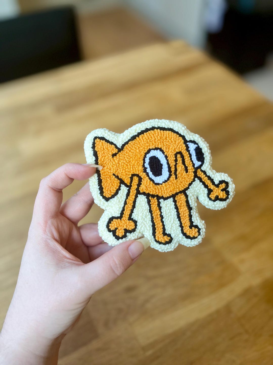 Steve Le Poisson Goldfish Coaster | Tufted Mug Rug | Punch Needle ...