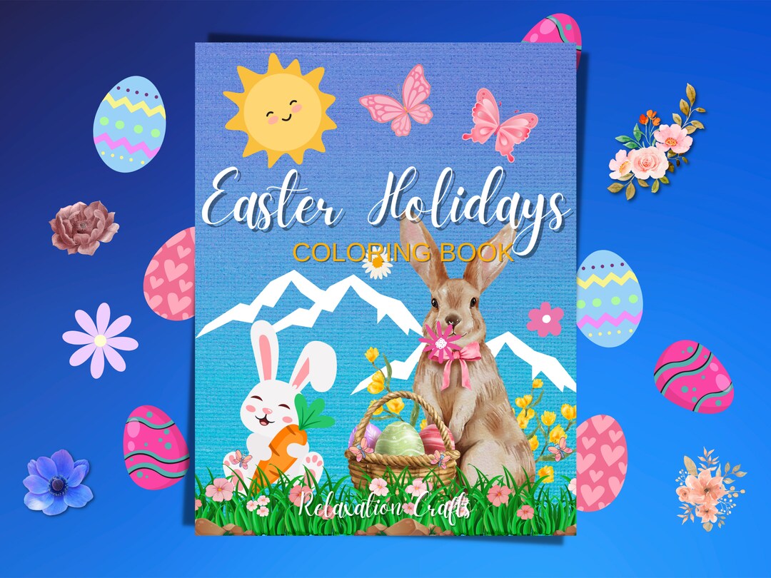 50 Pages With Kids Coloring Pages For The Easter Holidays Simple 50-pages-with-kids-coloring-pages-for-the-easter-holidays-simple