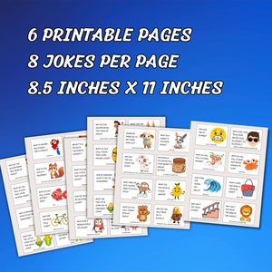 48 Printable Lunchbox Jokes for Kids - Lunch Box Notes, Bonus Blank ...
