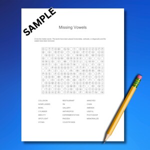Set of 10 Varied Word Games for Adults, Brain Teasers, Word Mazes ...