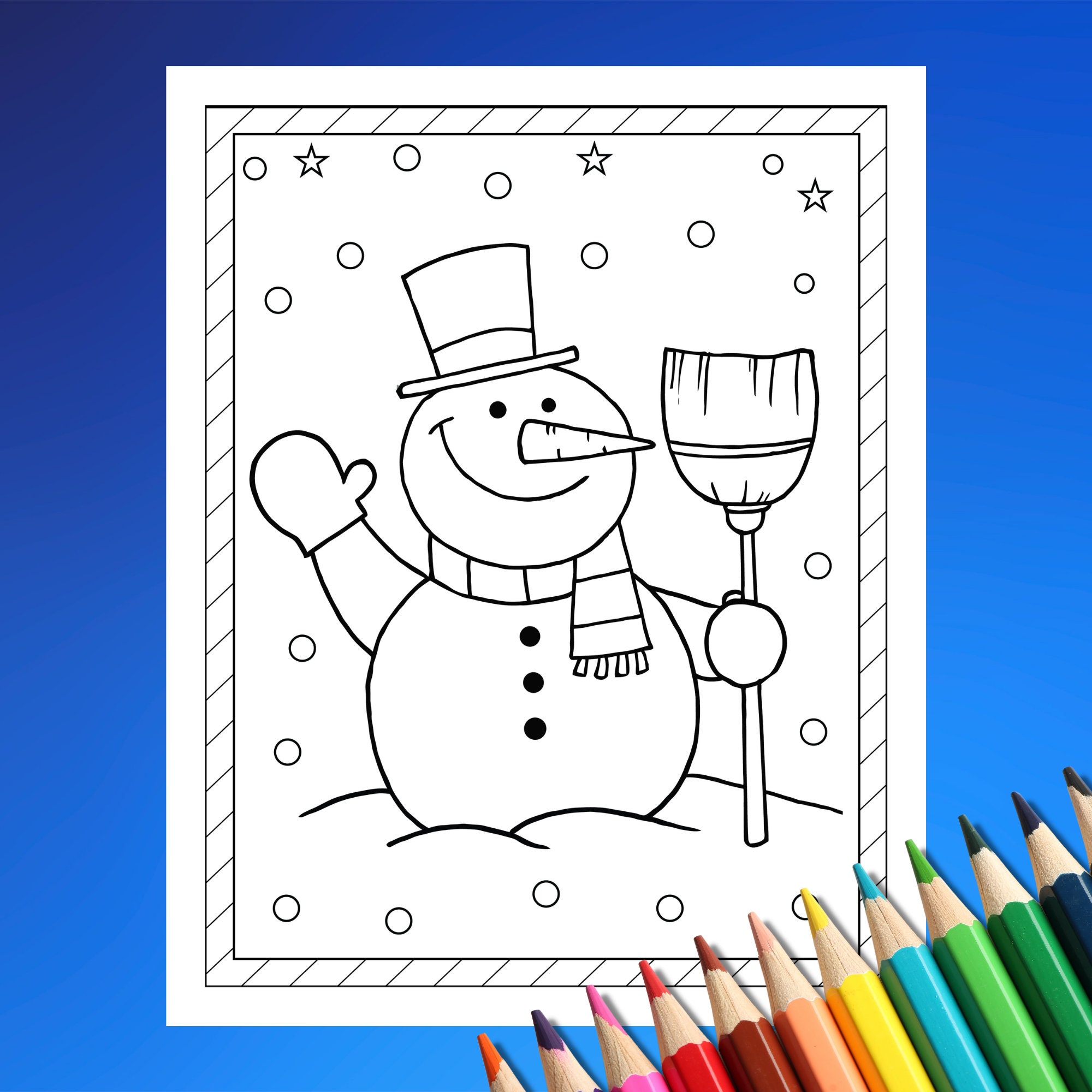 Christmas Coloring Book for Kids: 40 High-quality Digital Pages for ...