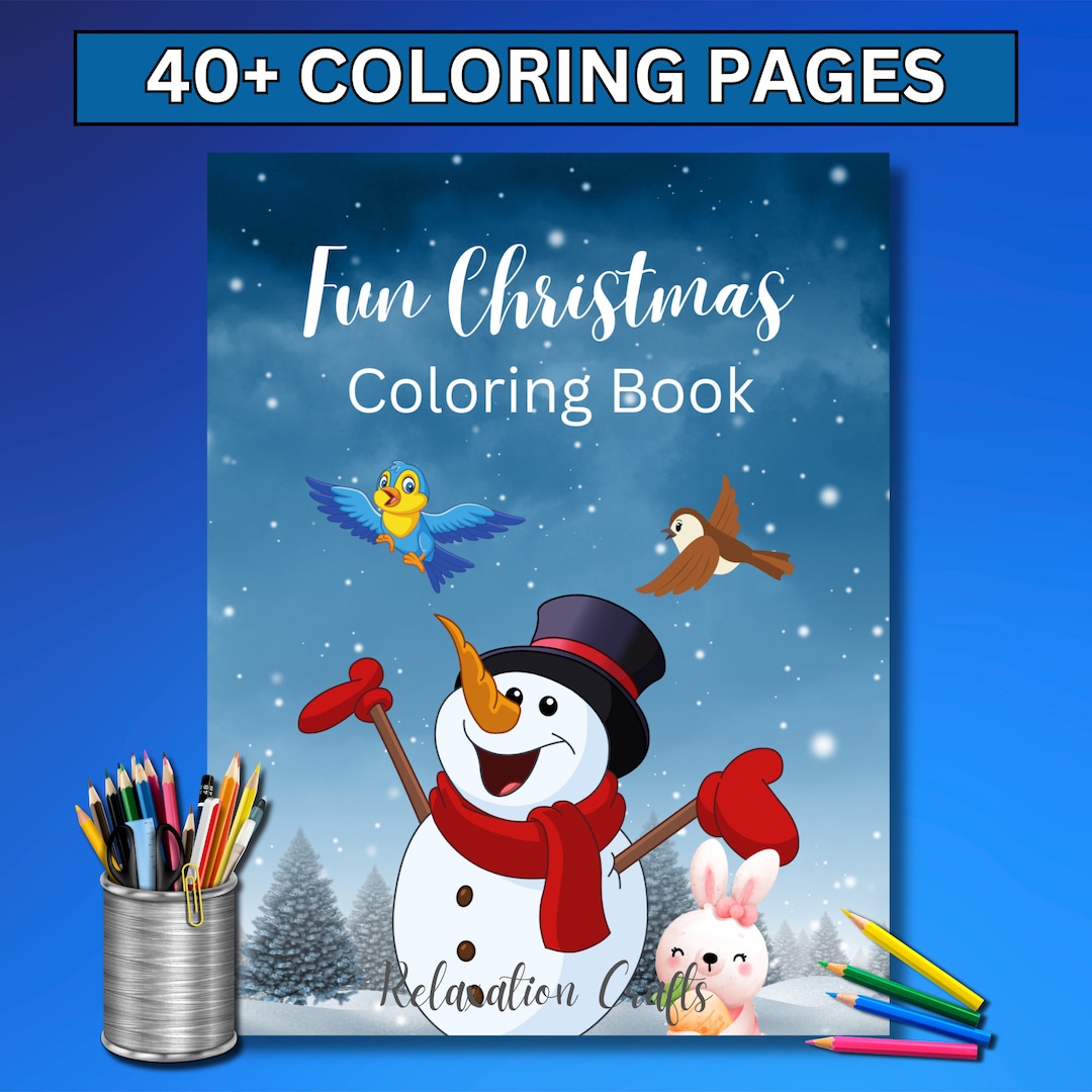 Christmas Coloring Book for Kids: 40+ High-quality Digital Pages for ...