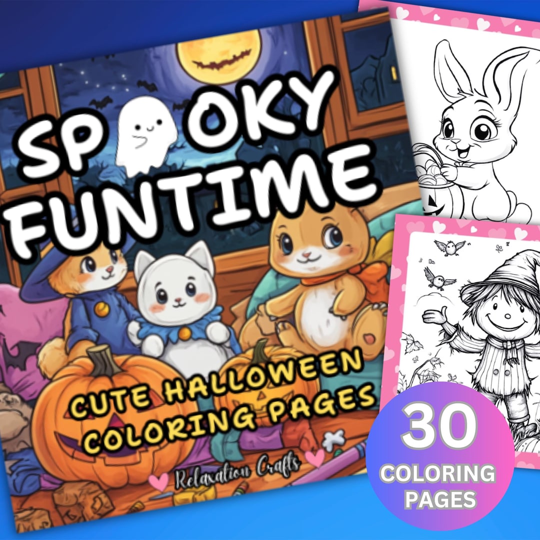 Comfy Cozy Coloring Book, 30 Adorable & Cozy Coloring Pages, Enjoy ...