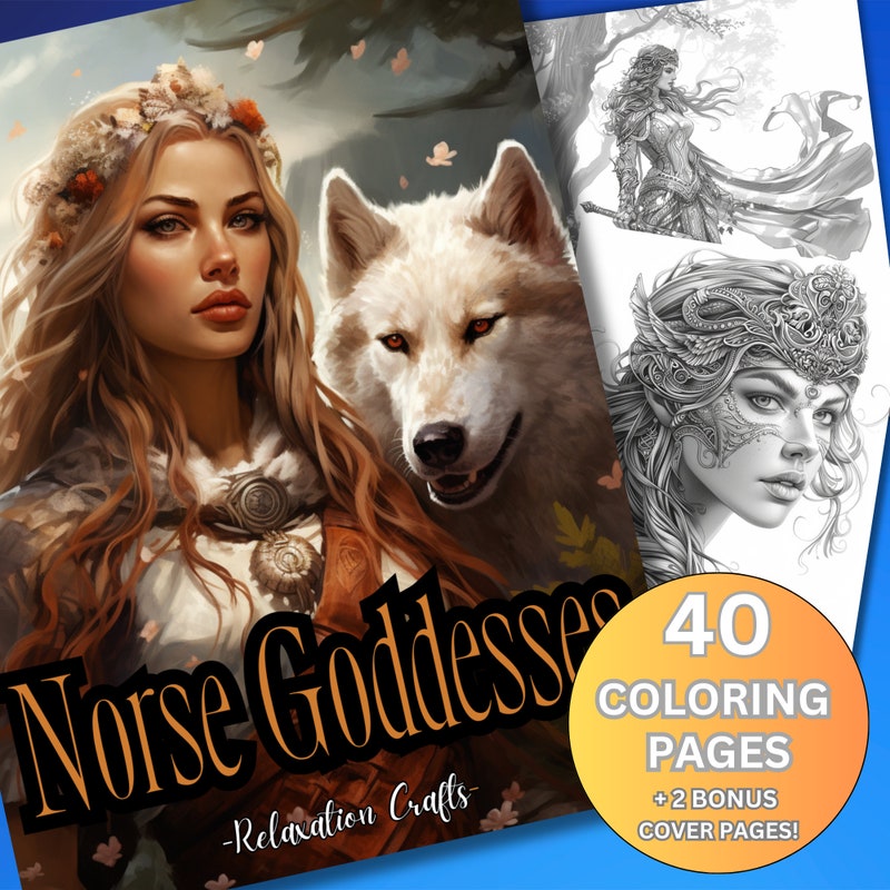 Nordic Coloring - Etsy UK