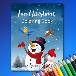 Christmas Coloring Book for Kids: 40+ High-quality Digital Pages for ...