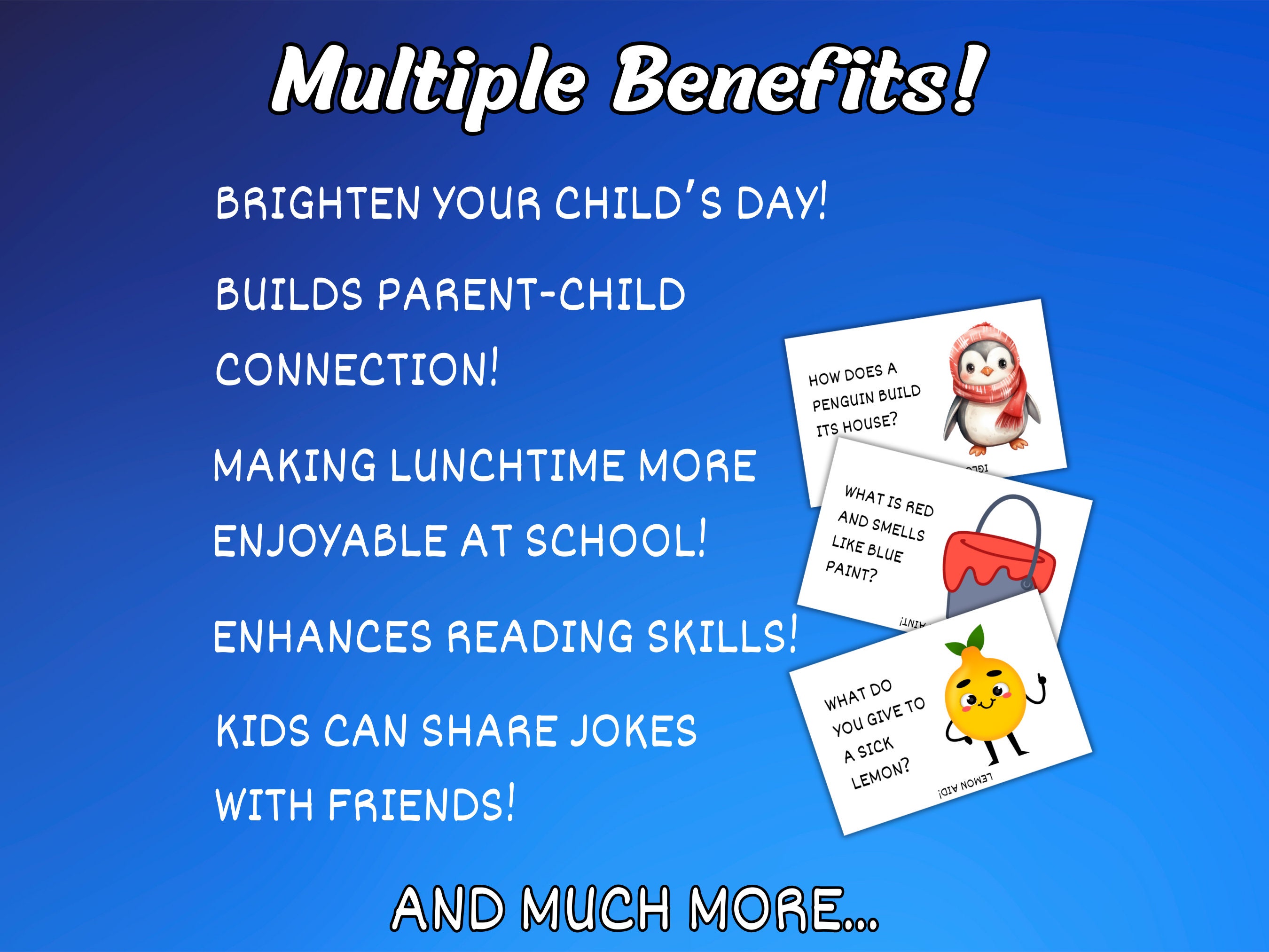 48 Printable Lunchbox Jokes for Kids - Lunch Box Notes, Bonus Blank ...