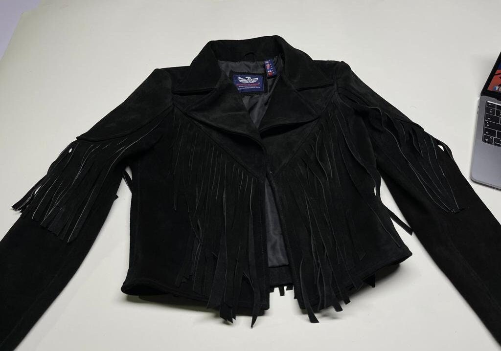 Black Tassel Jacket - Etsy