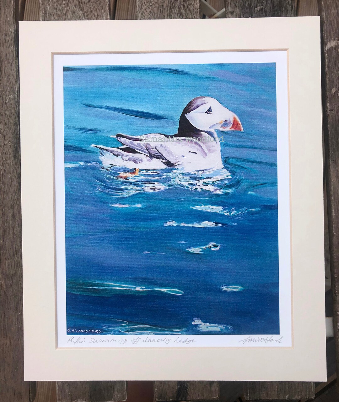 Hand Signed Puffin Art Puffin Print Puffin Wall Art - Etsy