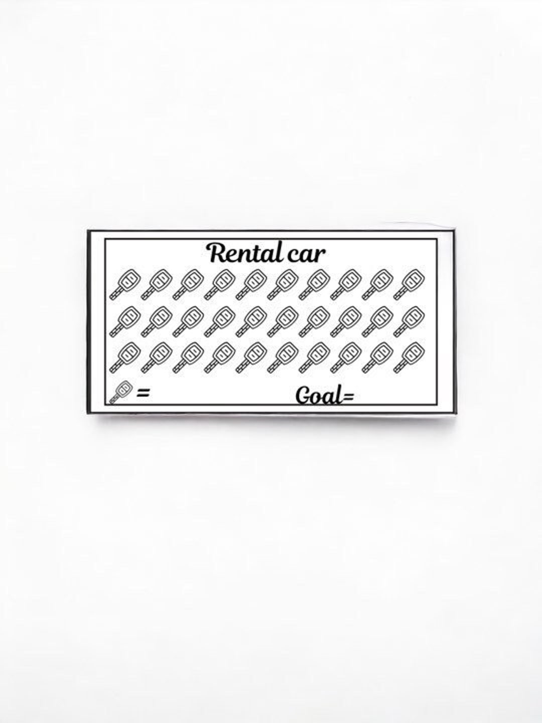 Rental Car Savings Challenge A6 Cash Envelopes Printable Budget Binder ...