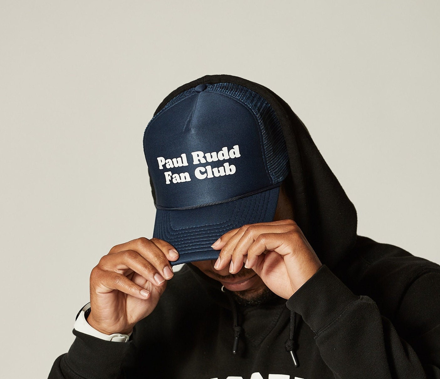 Paul Rudd Fan Club Trucker Hat Custom Hat Custom Trucker - Etsy