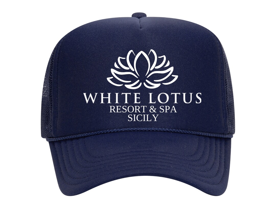 White Lotus Trucker Hat, White Lotus Merch, Custom Hat, Personalized ...