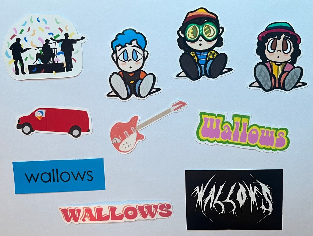 Fan Made Wallows Band Stickers - Etsy