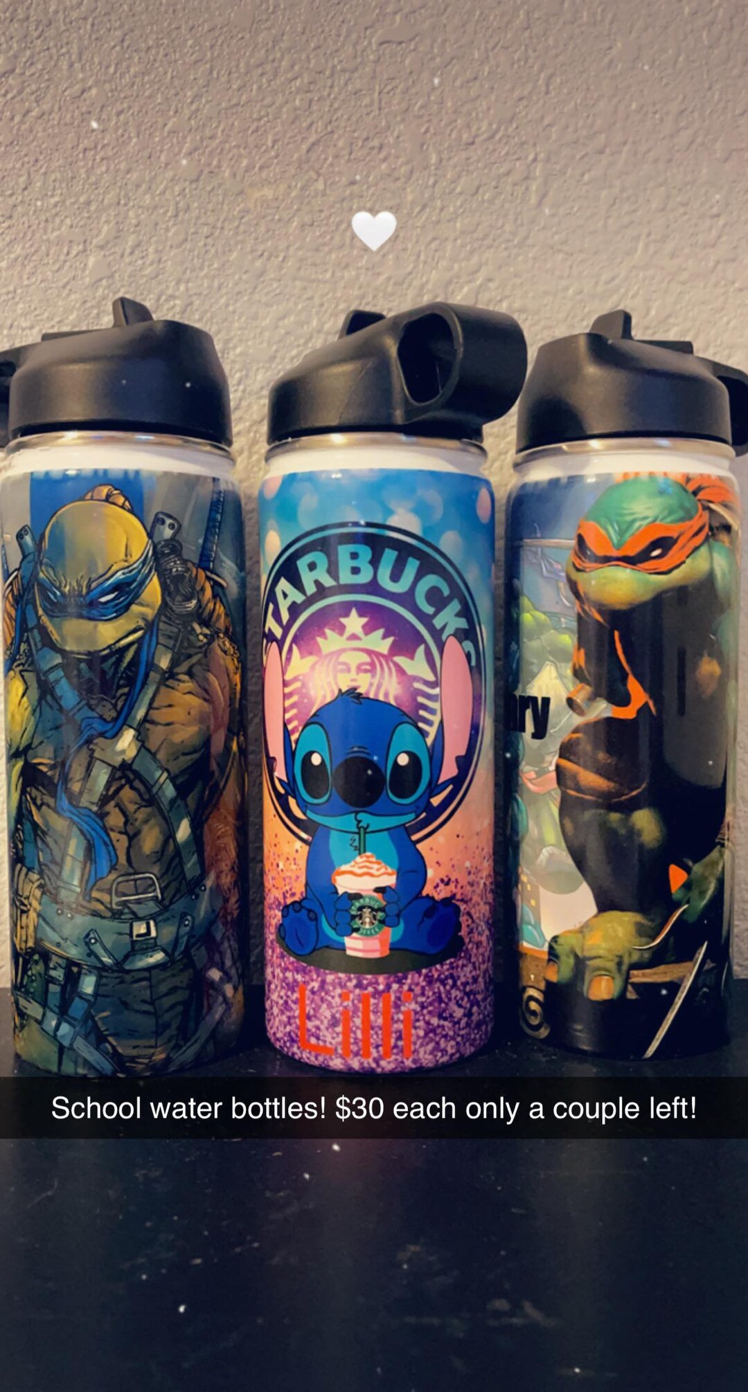 Custom School Water Bottle - Etsy