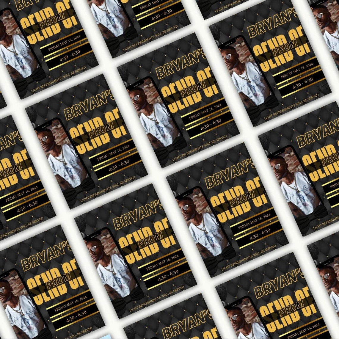 Prom Send Off, Prom Invitation Flyer, Prom Flyer, Prom Season Flyer ...