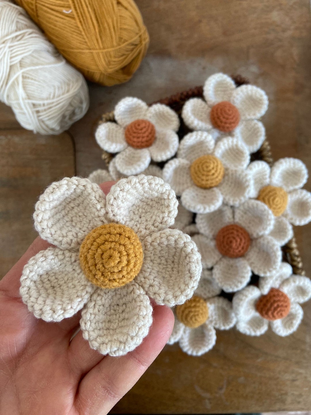 Flower Crochet Amigurumi Ratte Teather Ring, Small Soft Souvenir ...