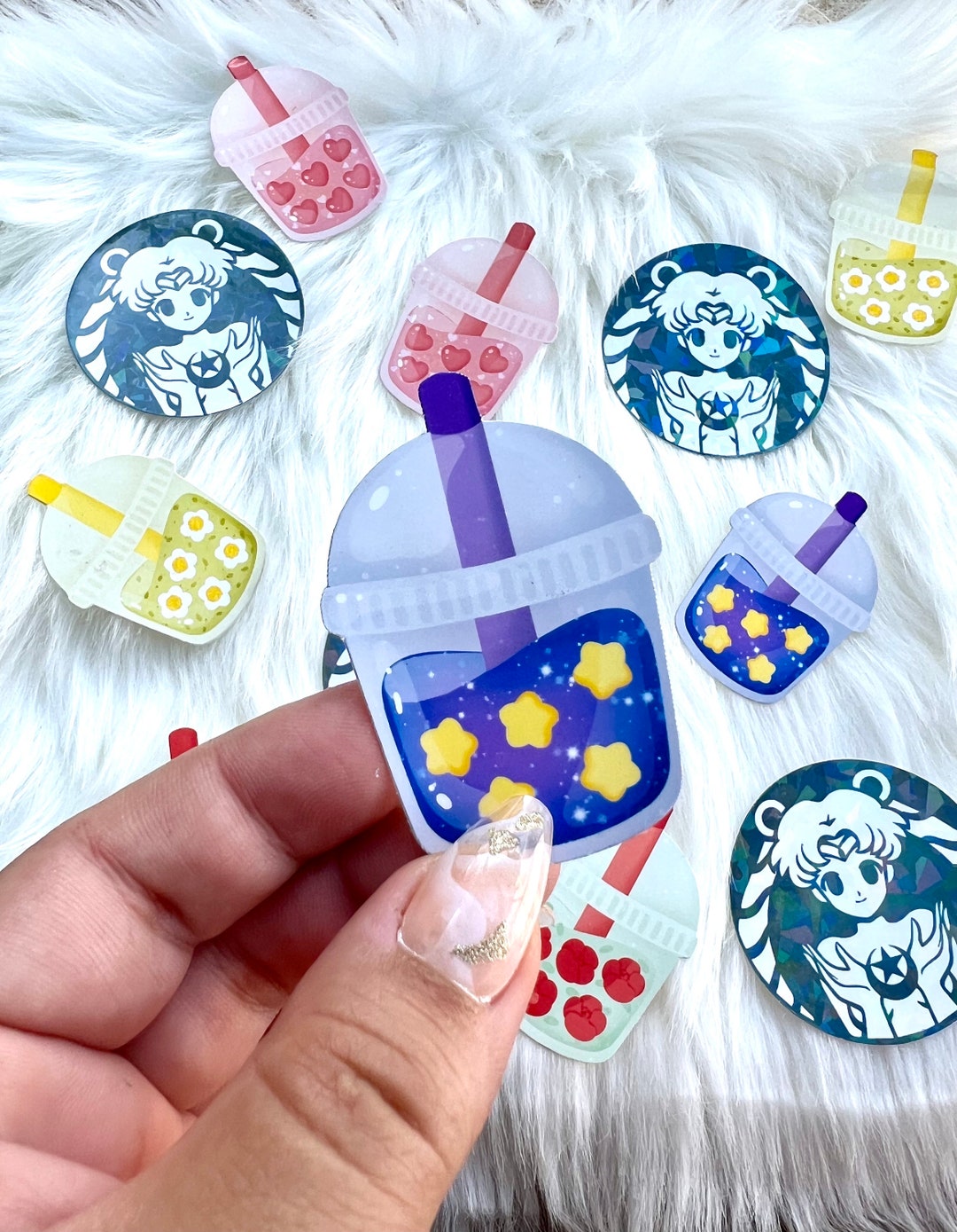 Boba Vinyl Sticker, Cute Boba Sticker, Decal, Laptop Sticker, Planner ...