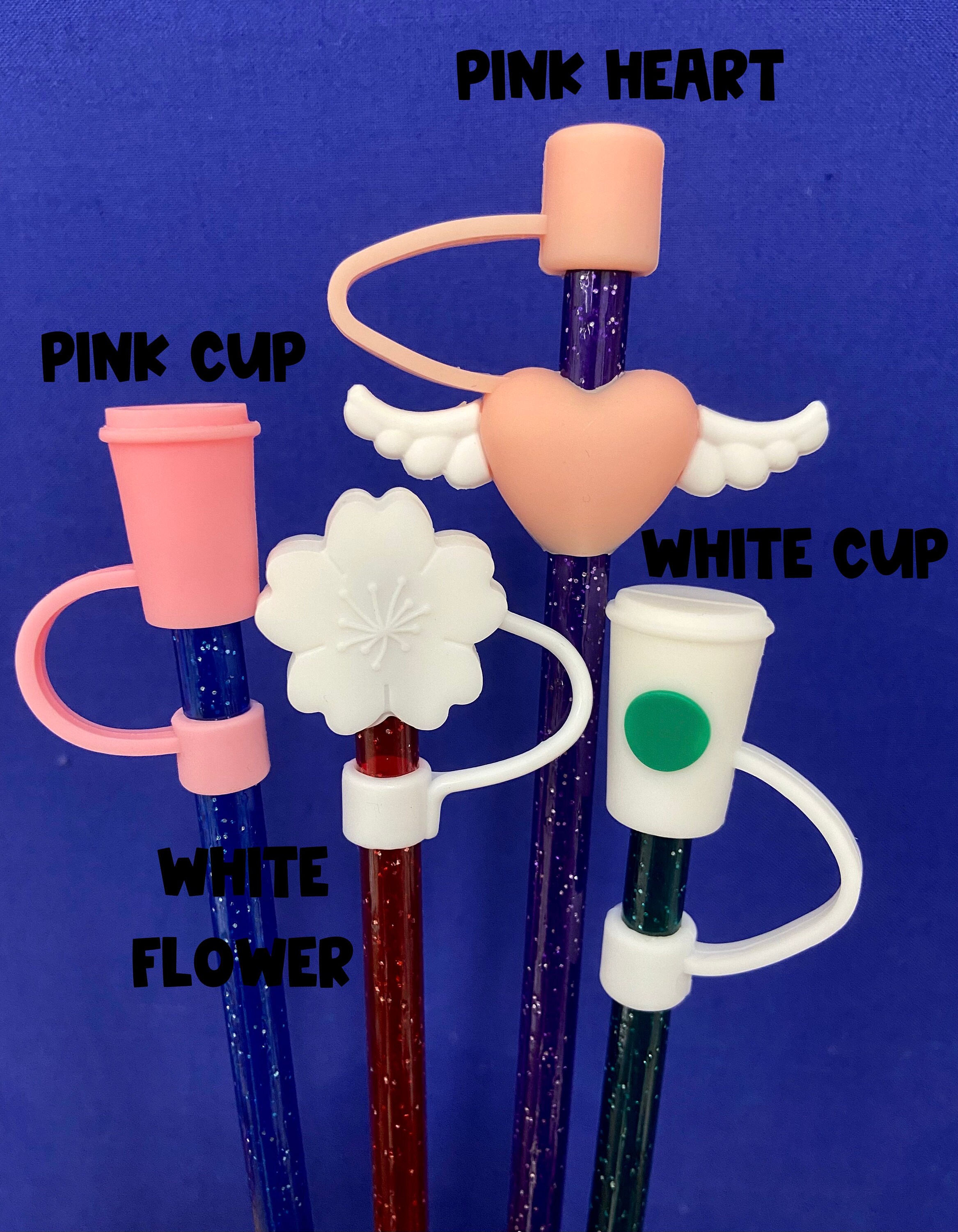 Straw Toppers / Straw Charms / Straw Covers - Etsy