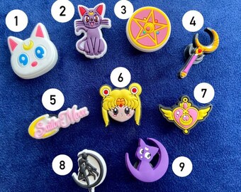 Sailor Moon Croc Charms - Etsy