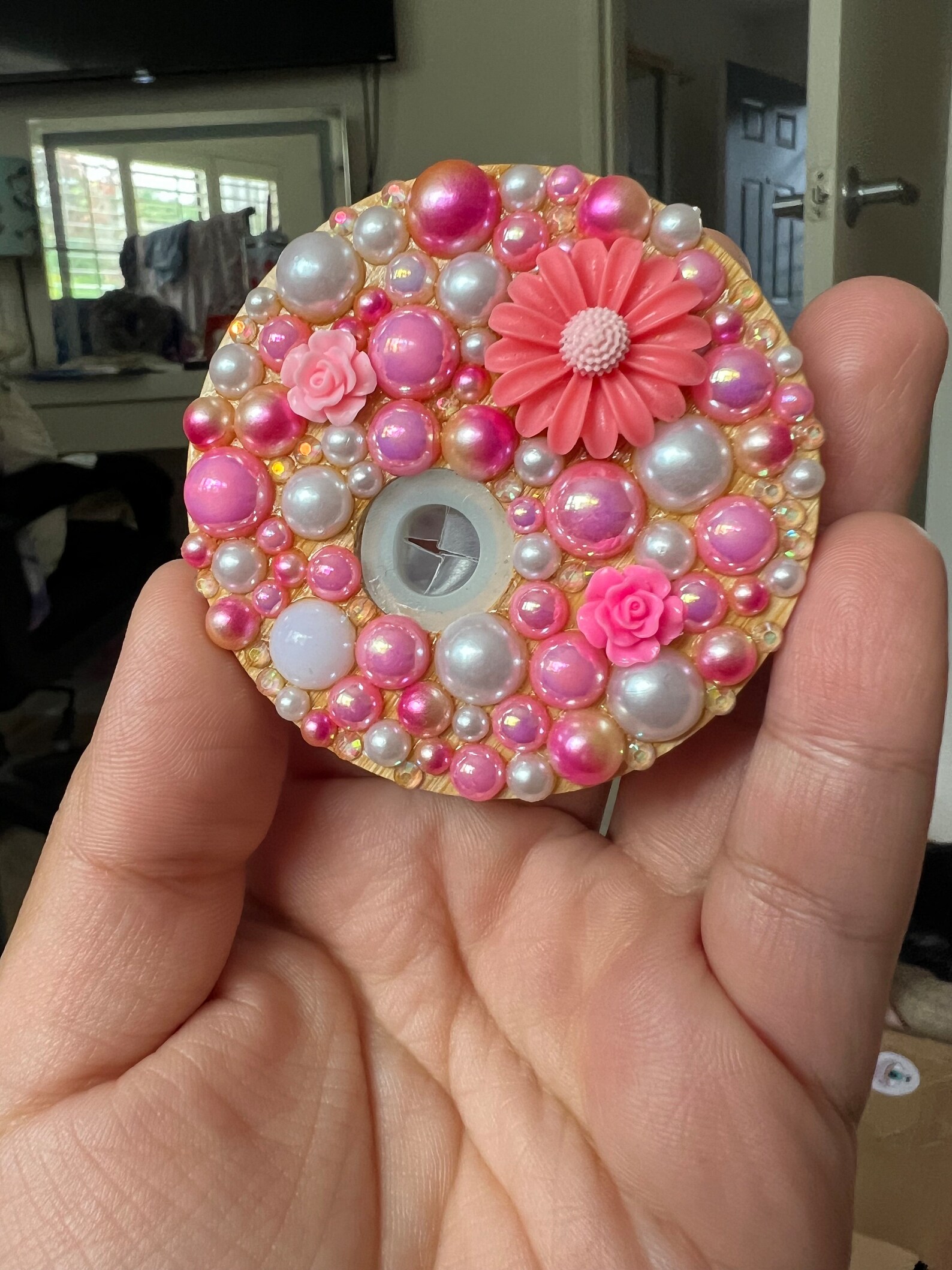 Rhinestone Cup Lids, Jelly Lids, Customized Glass Lids, Bling Covers ...