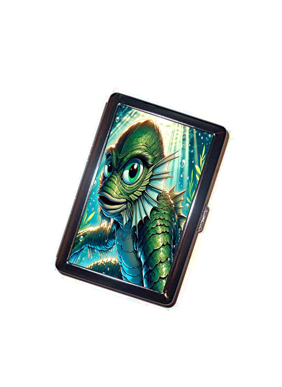 Creature From the Black Lagoon Anime Cigarette Case Handmade Metal ...