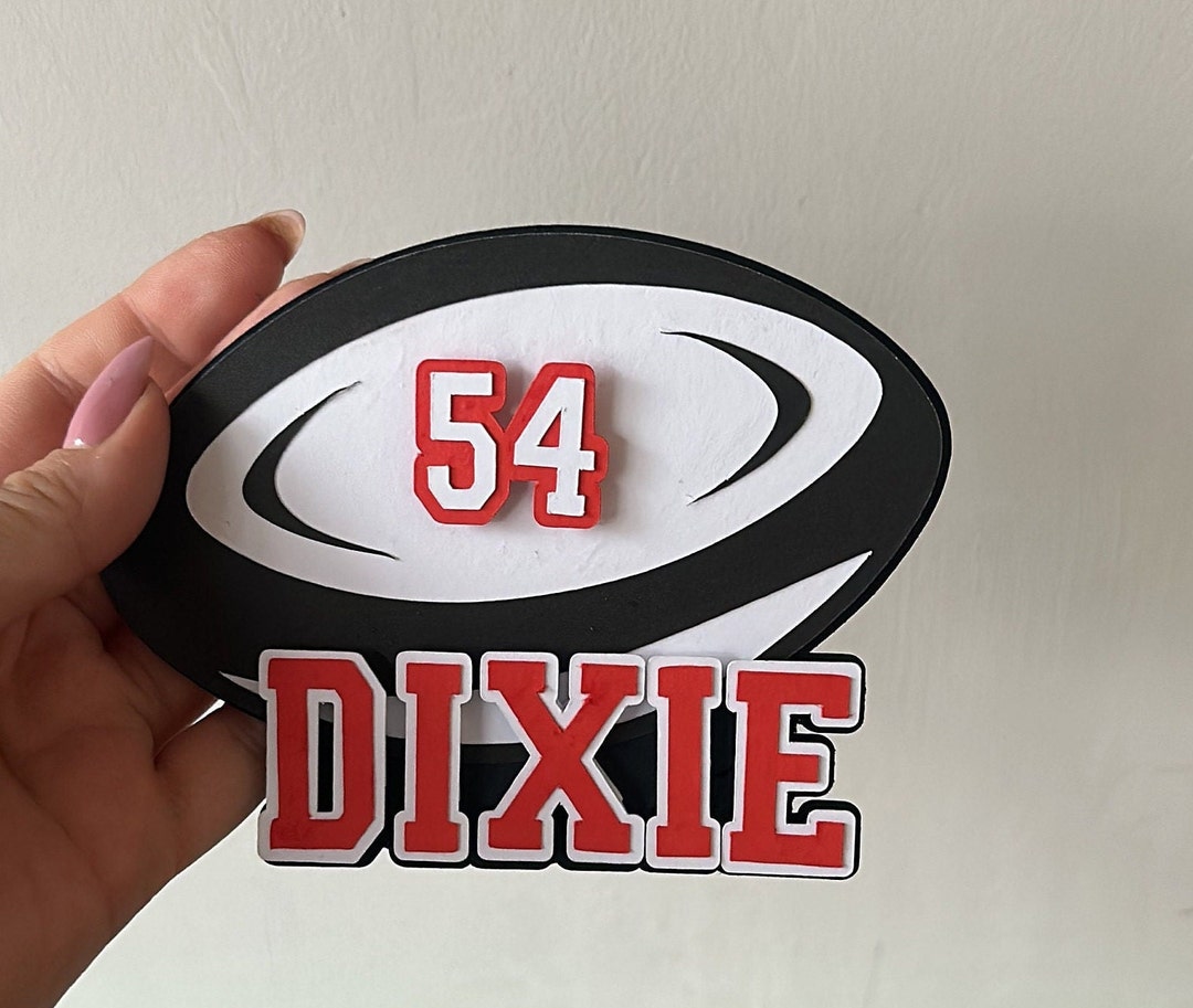 Rugby Cake Topper Personalised Male Birthday Cake Topper Sports for Him ...