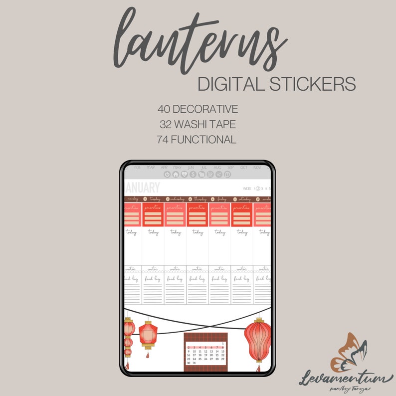 Lanterns DIGITAL Stickers - Lanternes Autocollants DIGITAL (146 ...
