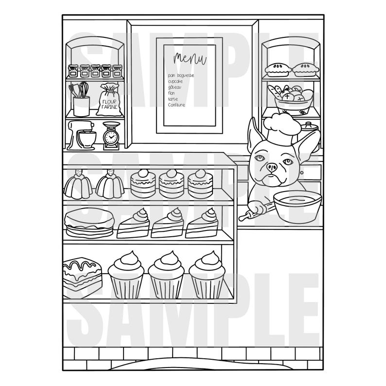 Colouring Page - Image à Colorier | Lucy’s Bakery - La Pâtisserie De ...