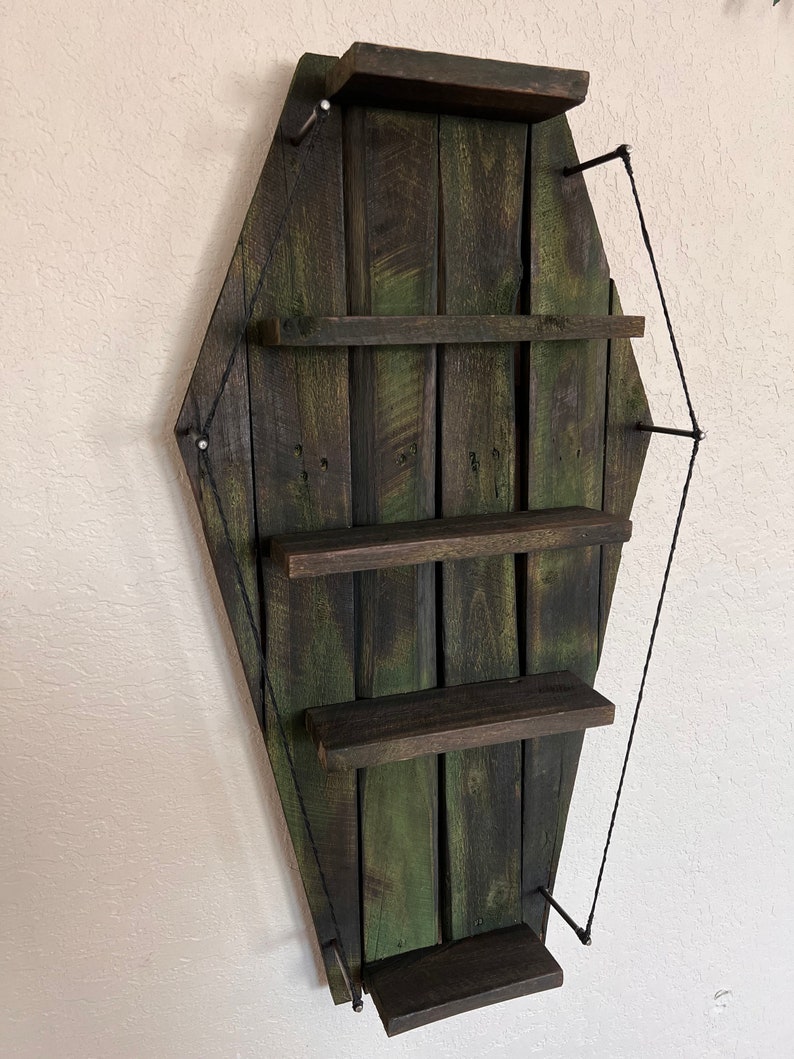 The "green Man" Coffin Shelf - Etsy