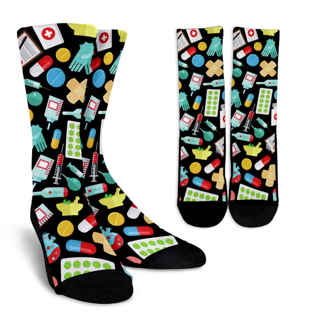 Pharmacy Crew Socks - Etsy