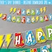 Happy Father's Day Superhero Banner Printable, Fathers Day Party Decor ...
