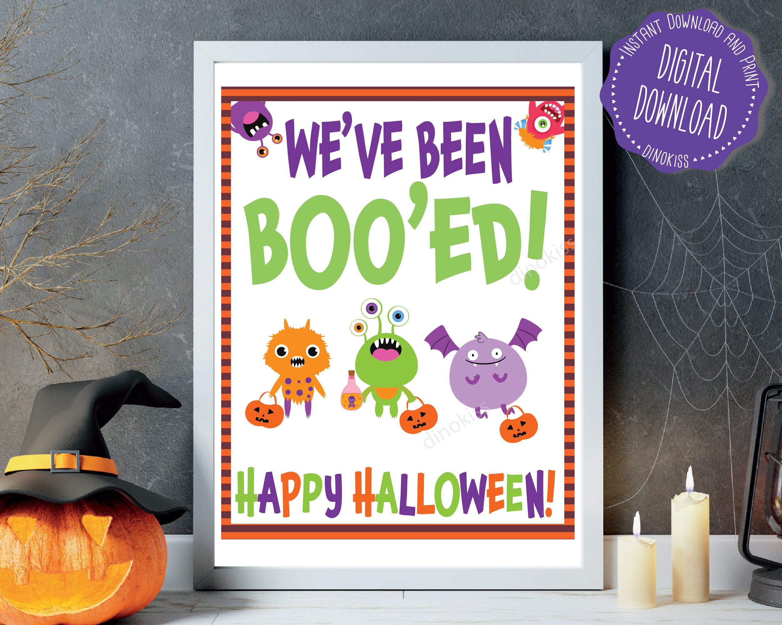 You've Been Booed & We've Been Booed Printable Set, Youve Been Booed ...