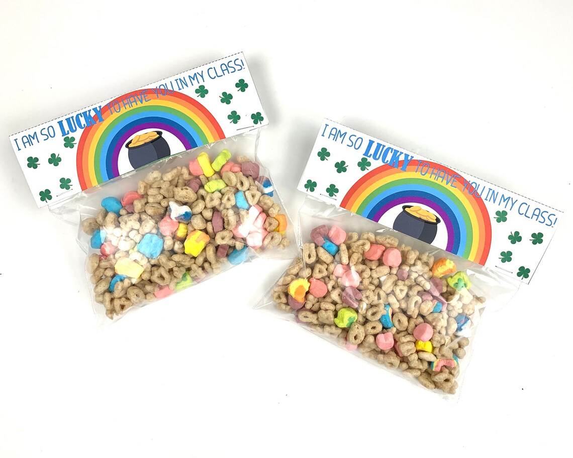St Patricks Day Bag Toppers Printable, St Patricks Bag Toppers, St ...