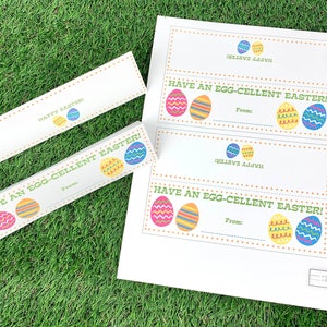 Easter Bag Toppers Printable, Have an Eggcellent Easter Bag Toppers ...