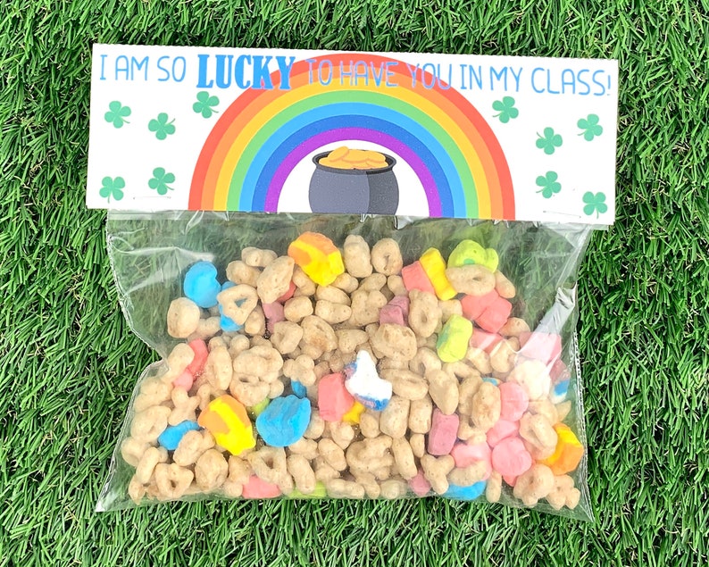 St Patricks Day Bag Toppers Printable St Patricks Bag - Etsy