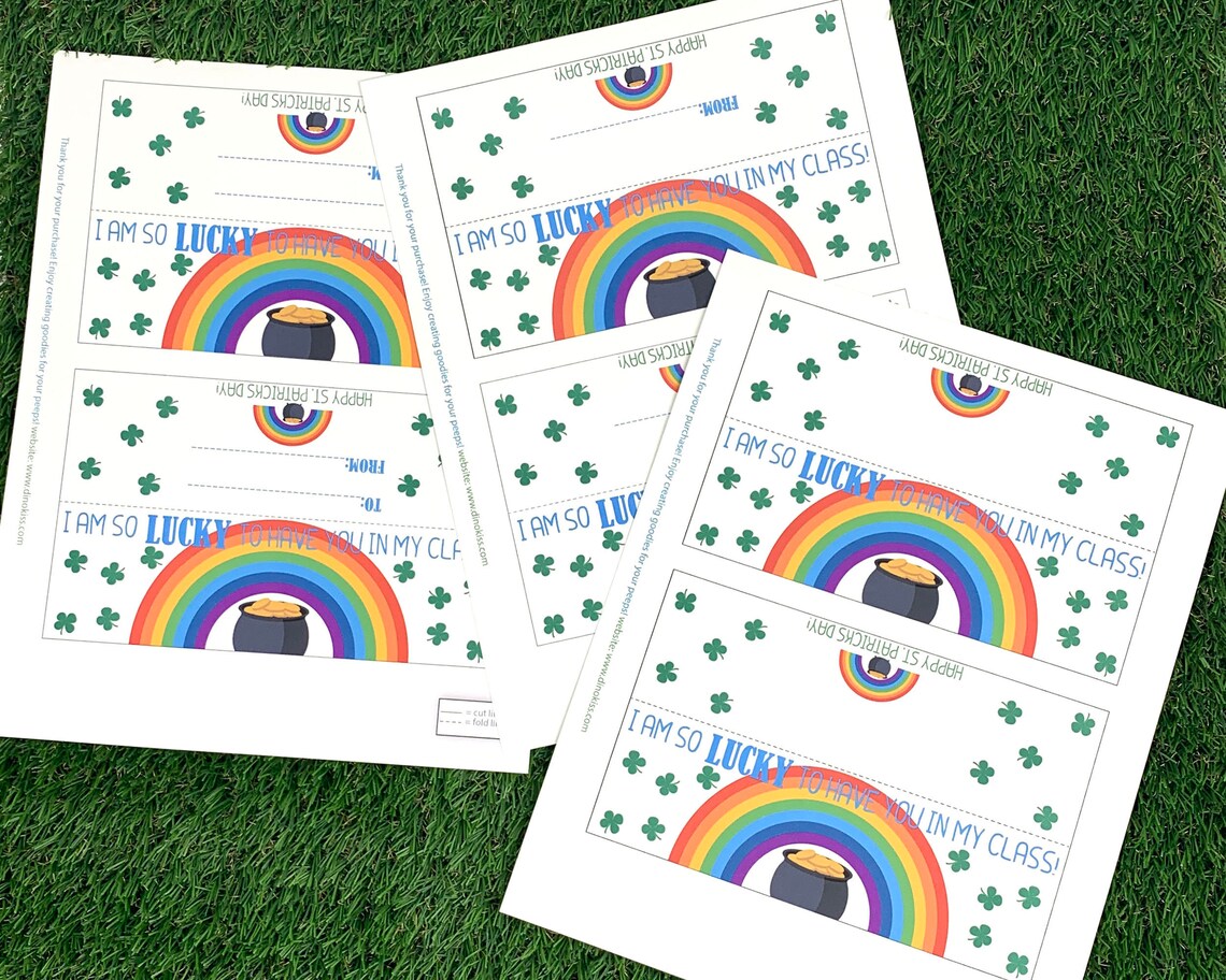 St Patricks Day Bag Toppers Printable, St Patricks Bag Toppers, St ...