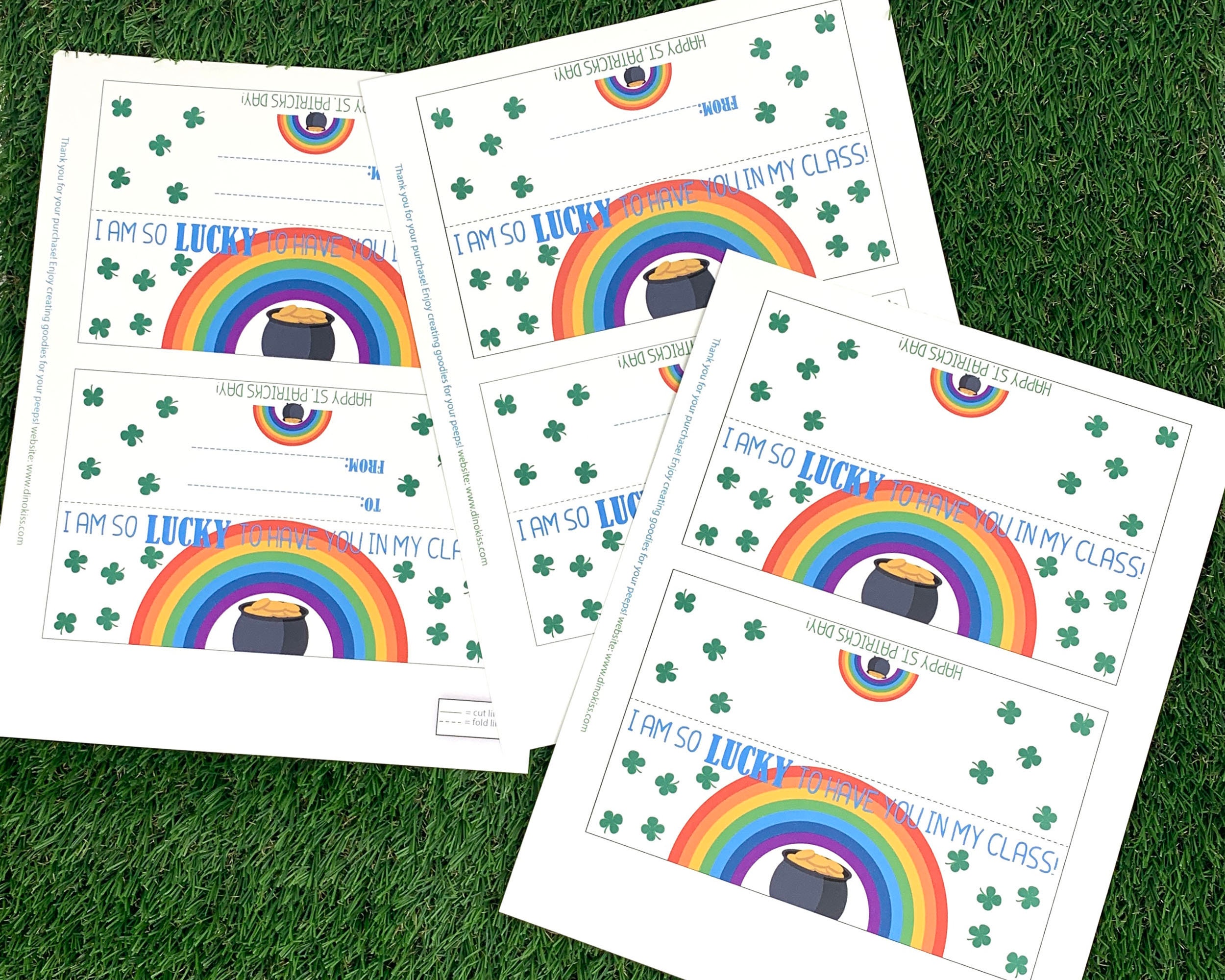 St Patricks Day Bag Toppers Printable St Patricks Bag - Etsy