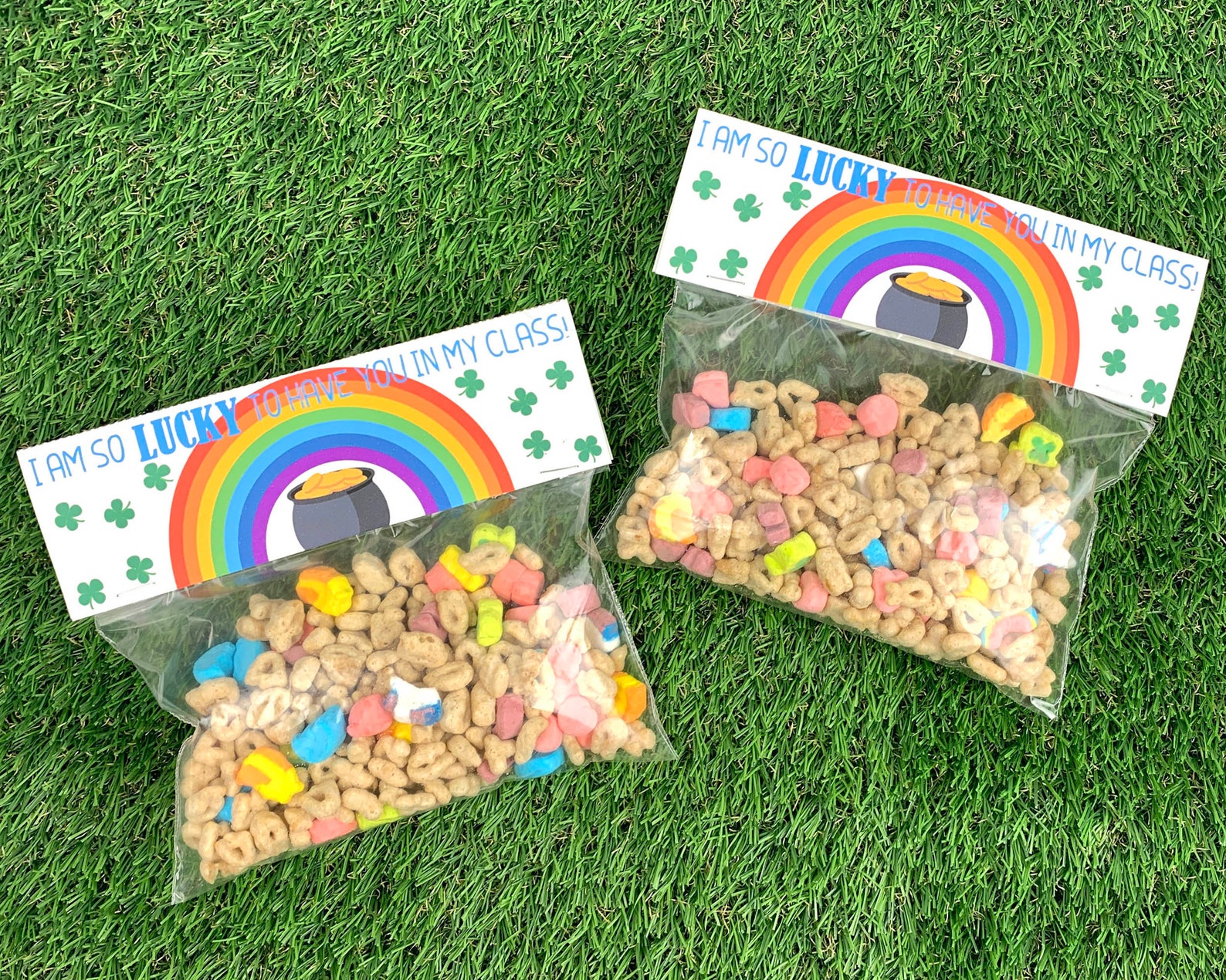 St Patricks Day Bag Toppers Printable St Patricks Bag - Etsy