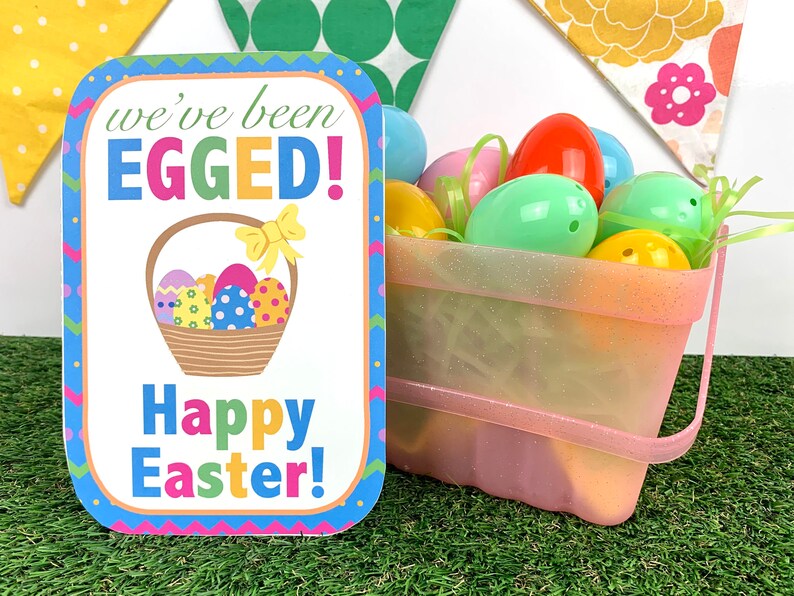 You've Been Egged Printable We've Been Egged - Etsy