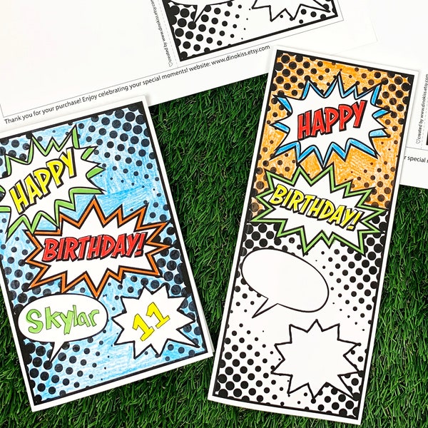 Superhero Printable - Etsy