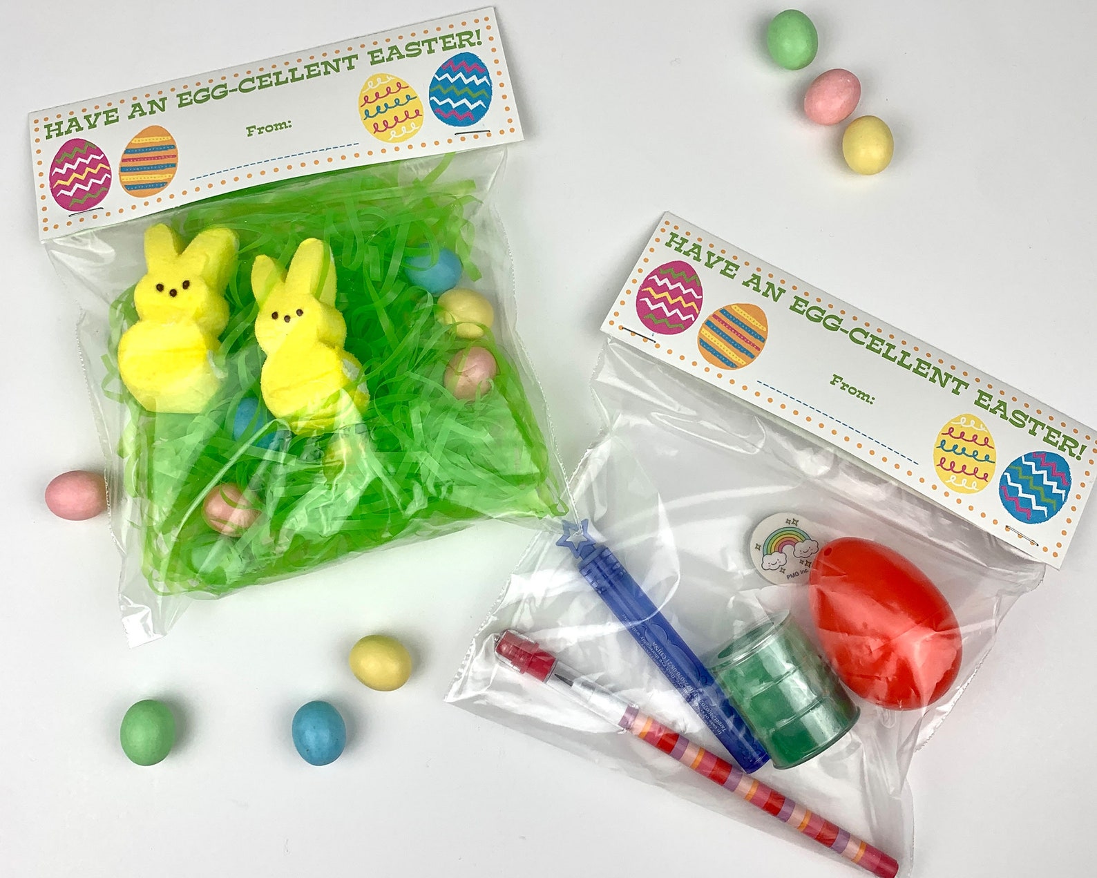 Easter Bag Toppers Printable, Have an Eggcellent Easter Bag Toppers ...