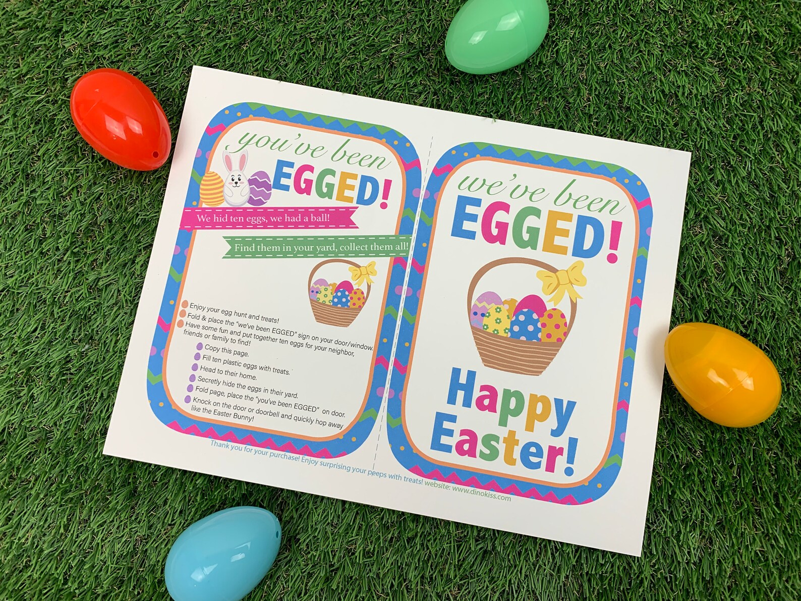 You've Been Egged Printable, We've Been Egged Printable, Easter ...